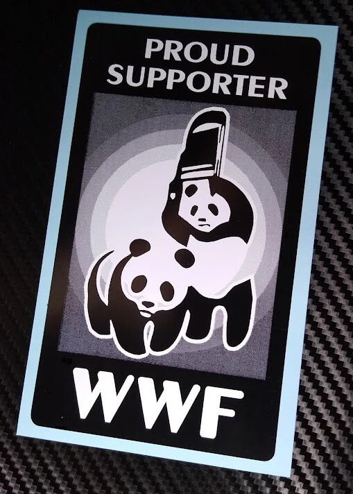 Wwf Logo Panda Wrestling