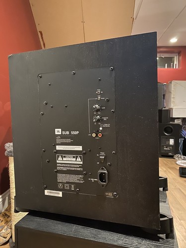 JBL SUB 550P 10-inch Subwoofer Built-in 300-Watt Amplifier, Box opened ...