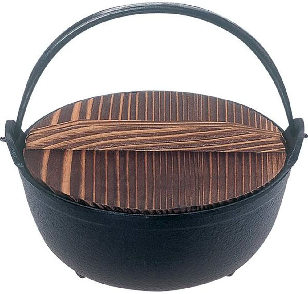 OIGEN Nambu Tekki Cast Iron Nabe Pot Multi Purpose w/Lid 8in Made in ...