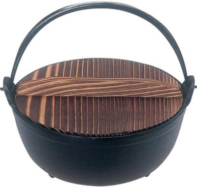 OIGEN Nambu Tekki Cast Iron Nabe Pot Multi Purpose w/Lid 8in Made in ...