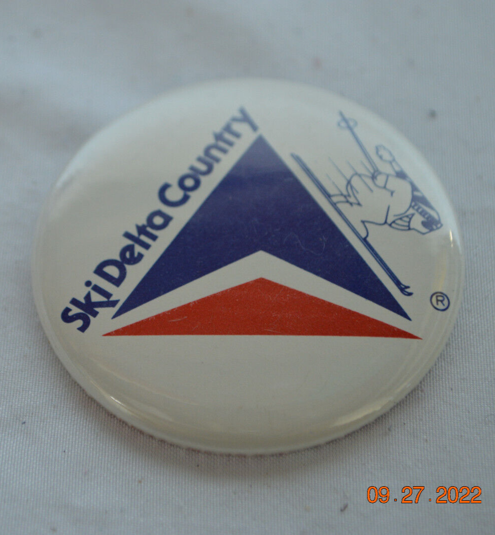DELTA AIRLINES Ski Club Country Widget Logo Lapel Pin Air Lines ...