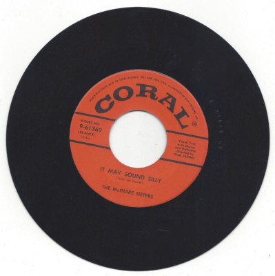 THE MCGUIRE SISTERS, "IT MAY SOUND SILLY" | eBay