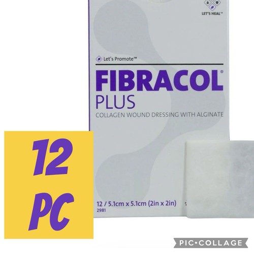 FIBRACOL Plus Collagen Wound Dressing 2" x 2" PK of 12 | eBay