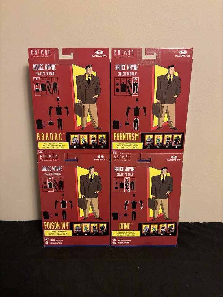 McFarlane Batman Bruce Build A Figure HARDAC, Phantasm, Bane, Poison ...