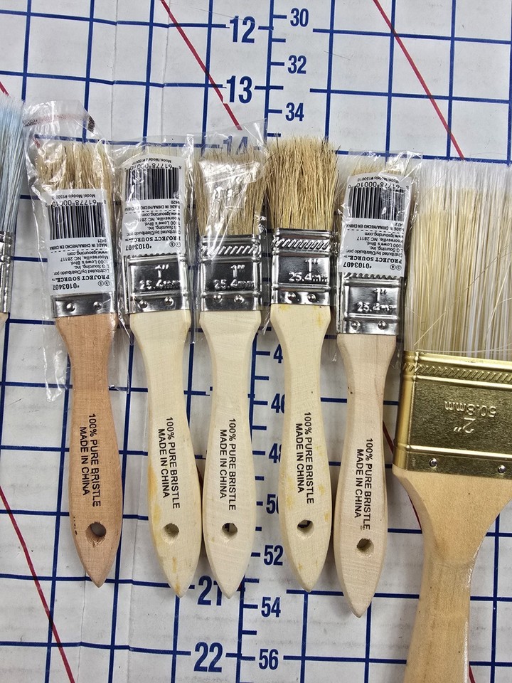 13PCS Paint Brushes for Walls Stain Brush Set for Painting 1" ,1-1/2 ...