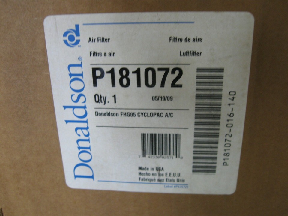 NEW GENUINE DONALDSON AIR FILTER (PN P181073) | eBay