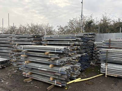 80p Ft Scaffolding tube, fittings, boards, gates, ladders, beam Clips ...