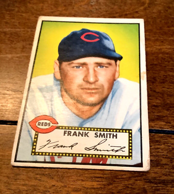 1952 Topps #179 Frank Smith Cincinnati Reds | eBay