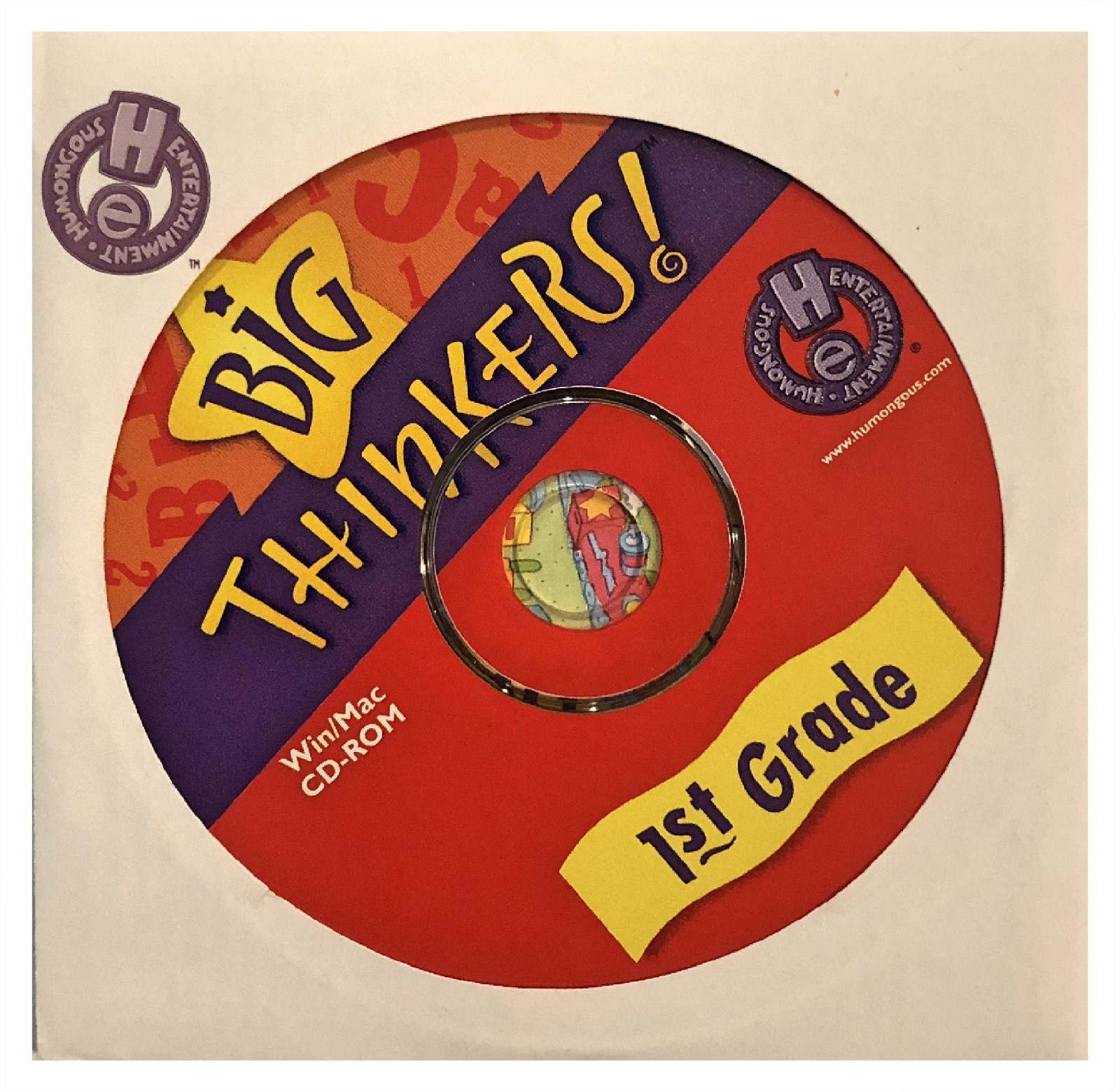 Big Thinkers 1st Grade Pc Mac New Cd Rom & Booklet XP Math Reading ...