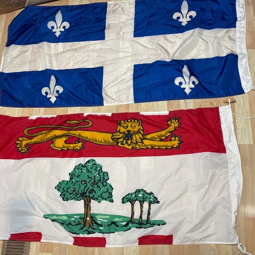 Flag Banner of Quebec, Prince Edward Is., Canada 2x4 Ft Made in Canada ...
