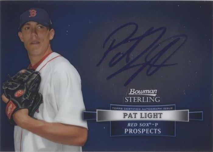 2012 Bowman Sterling - Prospect Autographs Pat Light #BSAP-PL (AU, RC ...