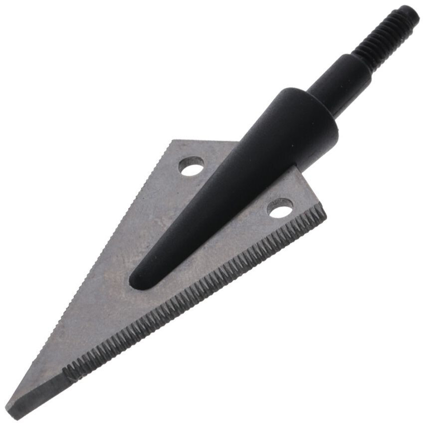 (2) 3 Pack Cold Steel Bonesaw Broadheads Plain/Serrated Edge Cheapshot ...