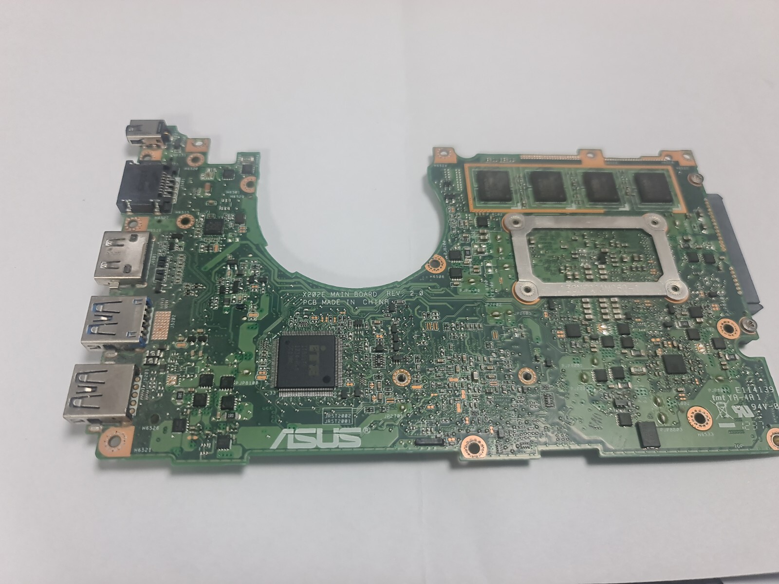 Asus Vivobook S200E X202E Motherboard Intel 987 1.5Ghz 60-NFQMB1700-B03 ...