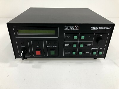 Tantec Power Generator HV 2020 Series EST Electrical Surface Treatment ...