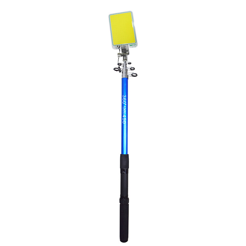 Portable Camping Lantern Lamp 500W Telescopic COB Rod LED Fishing Light ...