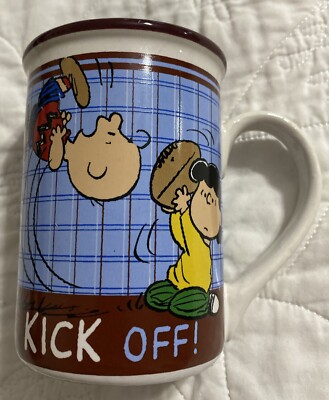 Peanuts "Kick Off" Coffee Mug - Classic Charlie Brown & Lucy 2011 ...