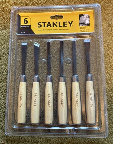 Stanley 6 Piece Wood Carving Tool Set 76174168631 | eBay