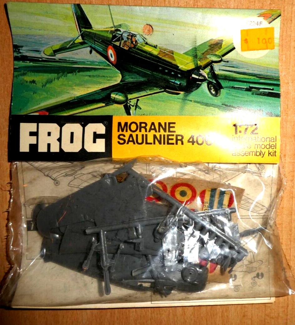 1/72 FROG MODELS MORANE SAULNIER 406 AIRPLANE PLASTIC MODEL KIT | eBay