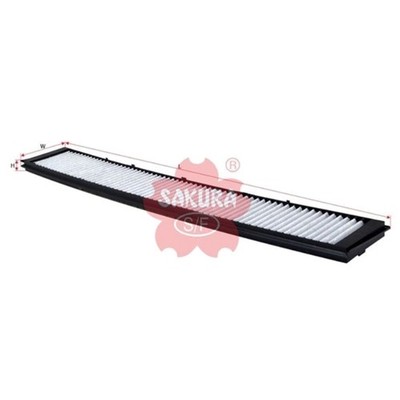 Sakura Carbon Cabin Air Filter for BMW X3 E83 6cyl 3.0L M54 M57TUD30 ...
