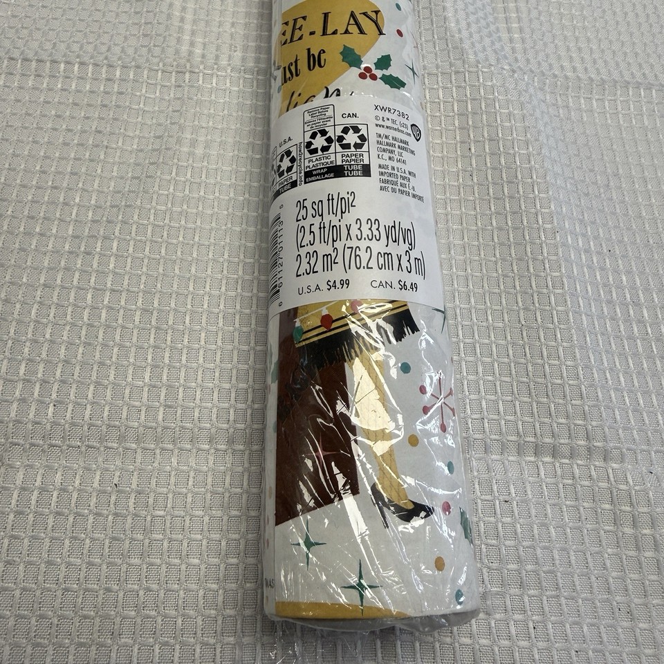 Hallmark Wrapping Paper A Christmas Story Leg Lamp 25 sq ft Roll ...