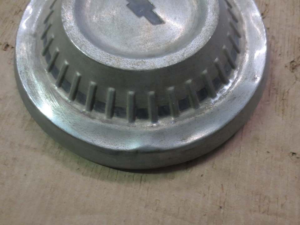 1964 64 65 Chevrolet Hubcap Rim Center Hub Cap Cover POVERTY DOG DISH ...