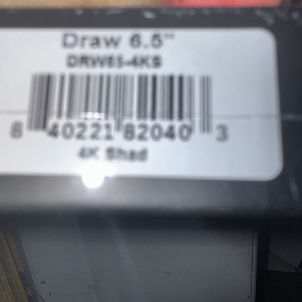 6th sense draw 6.5" glide bait 1oz suspending slow sinking 4k shad | eBay