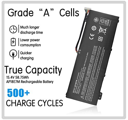AP18E7M AP18E8M Battery for Acer Nitro 5 AN515-54 AN517-51 AN517-52 ...