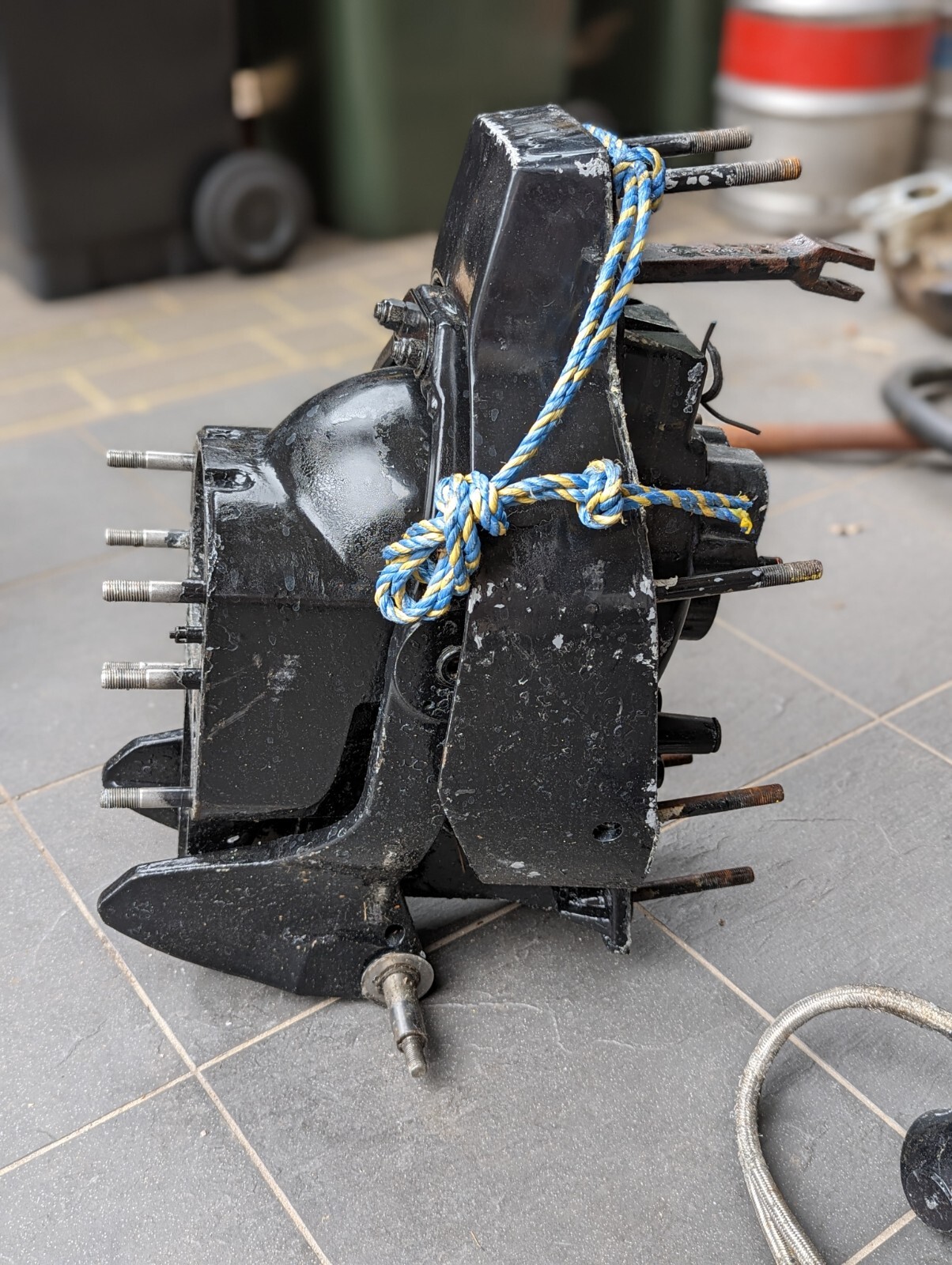 Mercruiser Bravo 2 Transom Shield with tilt rams | eBay