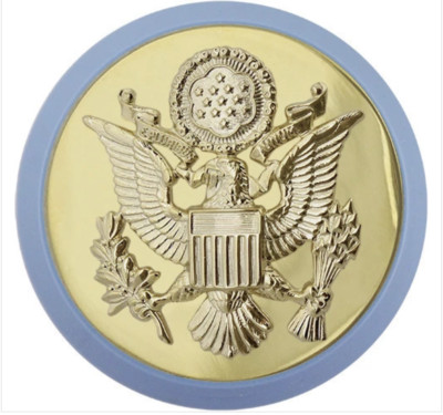 GENUINE U.S. ARMY CAP DEVICE: ENLISTED - INFANTRY BLUE DISC | eBay
