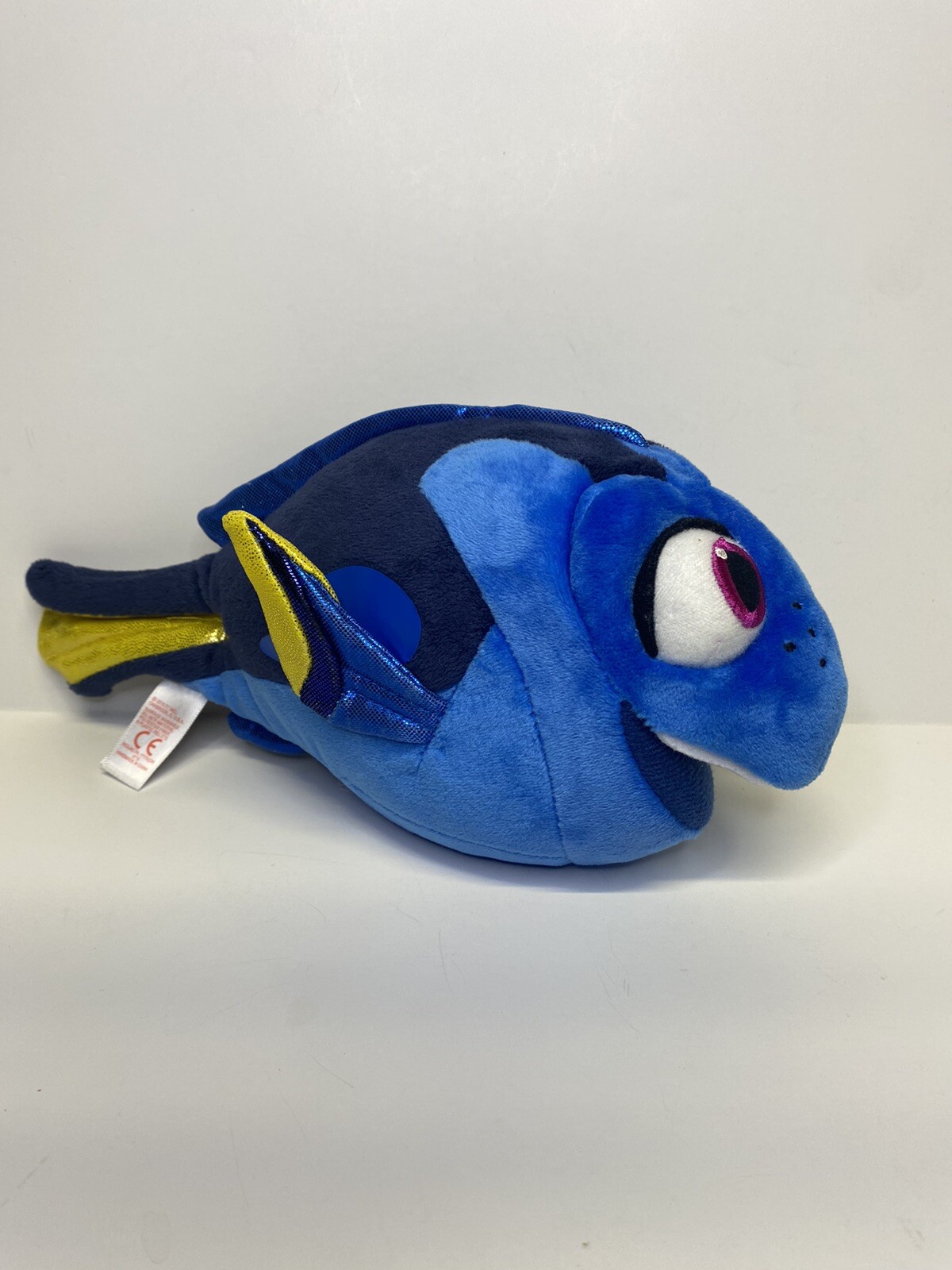 Ty Sparkle Dory Disney Finding Nemo Blue Fish Beanie Plush 9" Stuffed ...