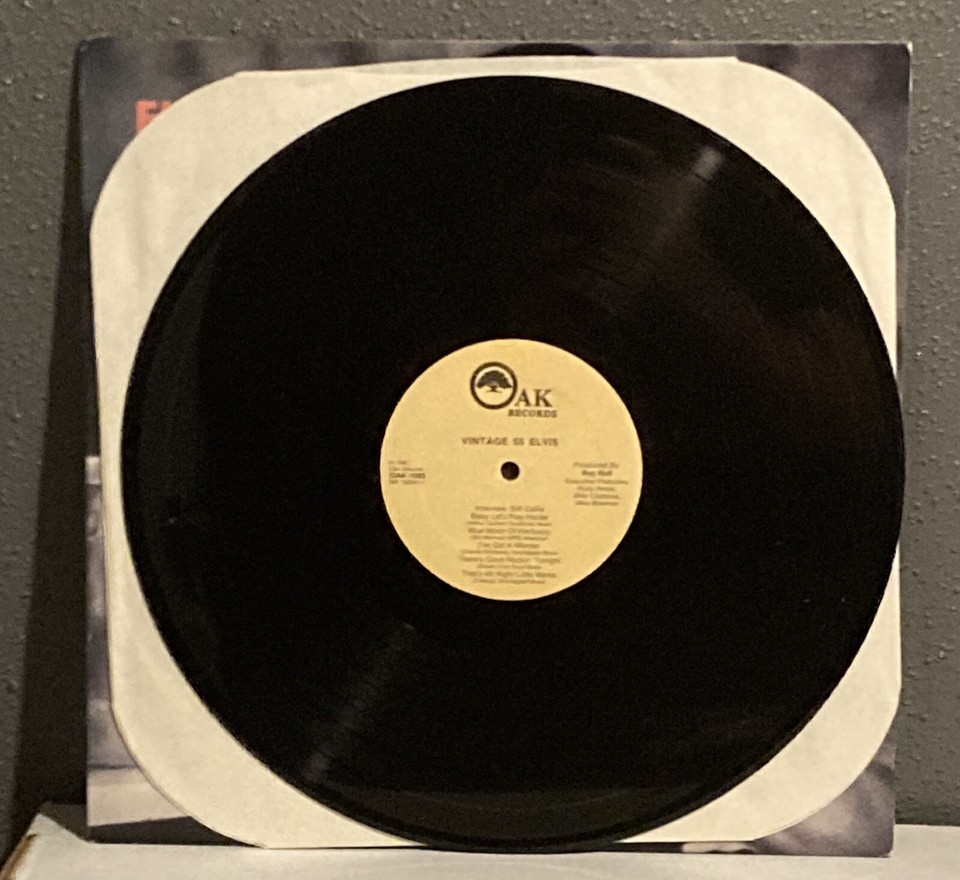 Elvis Vintage 1955 LP Oak Records 1003 Rockabilly Presley | eBay UK