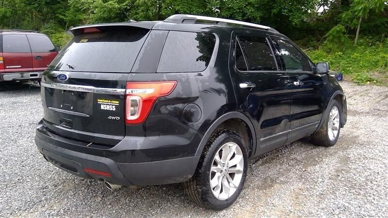 2011-2015 Ford Explorer Upper Liftgate Mounted Rear Spoiler W/Third ...