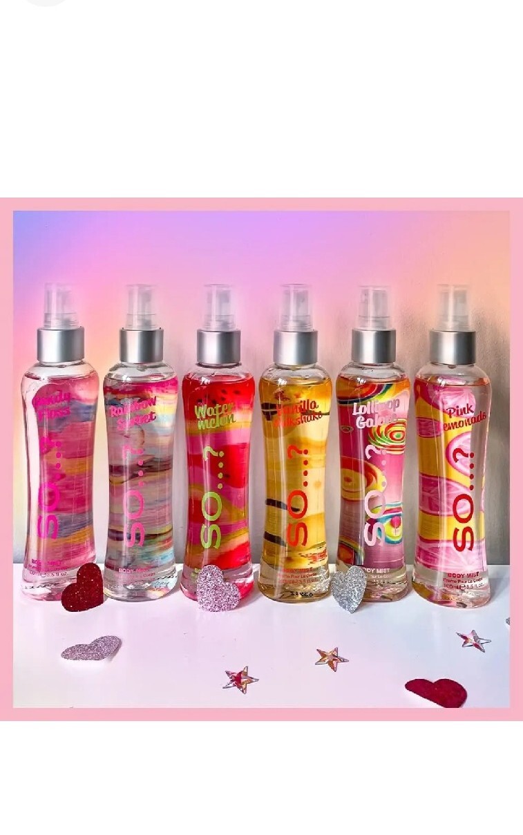 3 X SO? BODY MIST STRAWBERRY AND CREAM 100MLS NEW FREE P&P | eBay UK
