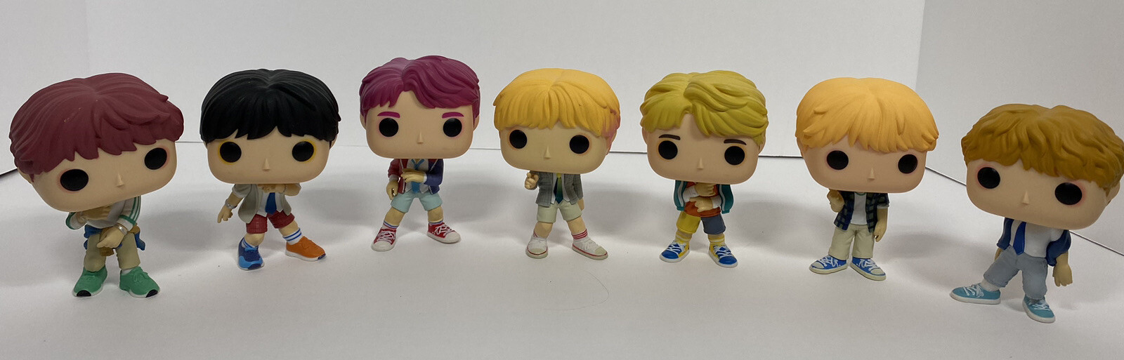 BTS Funko POP Rocks Vinyl figurines Complete set x 7 Bangtan Boys K-POP