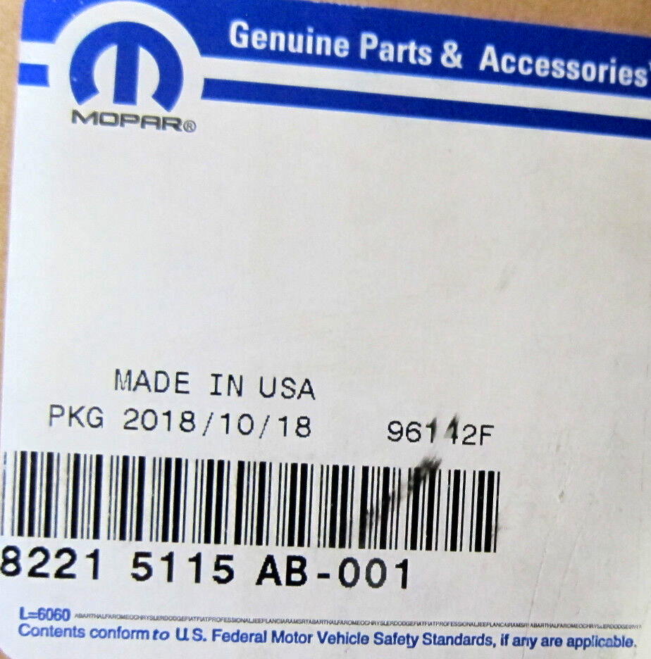 Genuine Mopar Bumper Front End Caps 82215115AB for sale online | eBay
