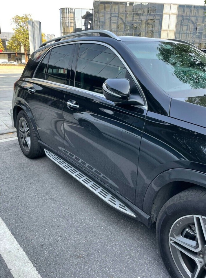 2PCS Side Steps Nerf Running Boards Fits For Mercedes Benz GLE V167 ...