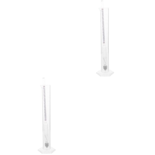 2 Sets Alcohol Concentration Meter Brewers Hydrometer Specific Gravity ...