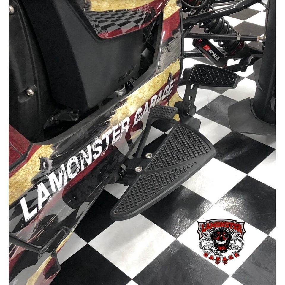 Lamonster Garage Black Dymond Gripper Highway Peg Brackets LG-1099 ...