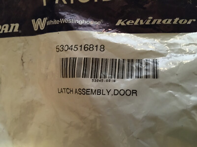 NEW “OEM” FRIGIDAIRE DISHWASHER DOOR LATCH ASSEMBLY #5304516818 | eBay