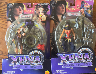 (2) 1998 Toy Biz Xena Warrior Princess Amazon Warrior Velasca & Harem ...