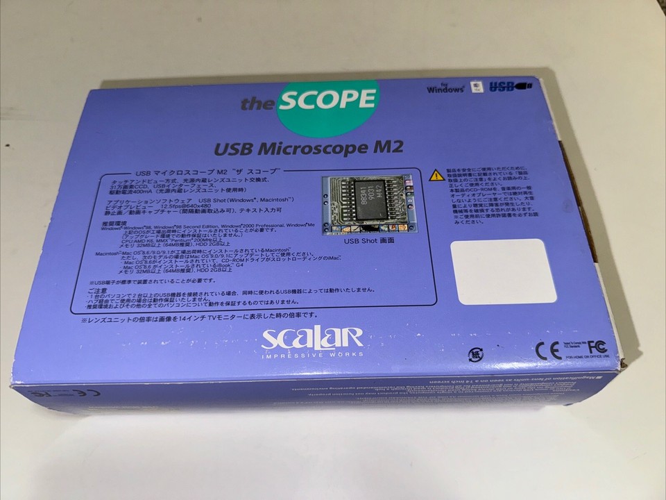 Scalar ProScope Digital USB Microscope M2 Model: UM02-SUZ-01 New | eBay