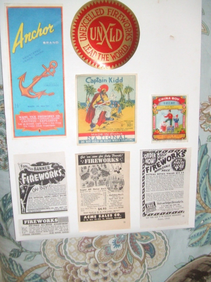 FIREWORKS BOXES & LABELS-Early 1900s | eBay