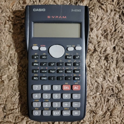 Casio fx-82MS Scientific Calculator 2-Line Display 240 Function STAT ...