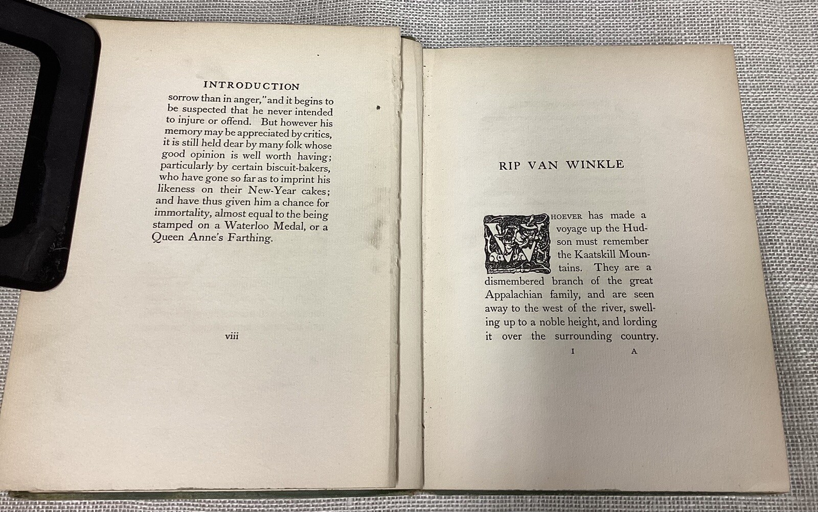 RIP VAN WINKLE Illus. by Arthur Rackham 1905 1st Edition by Washington ...