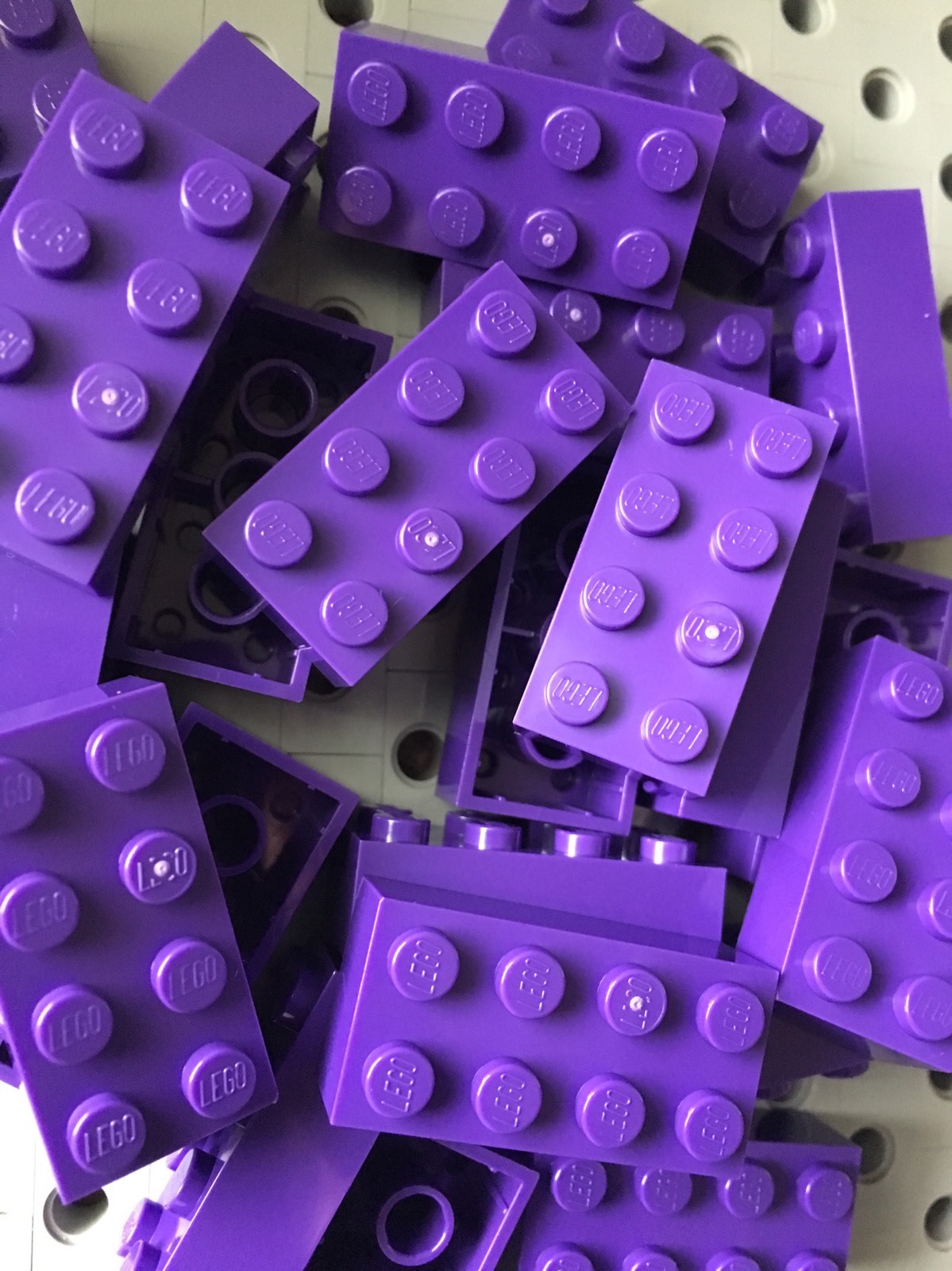 Lego Dark Purple 2x4 Bricks Blocks Building Wall Friends Lot Of 25 | eBay