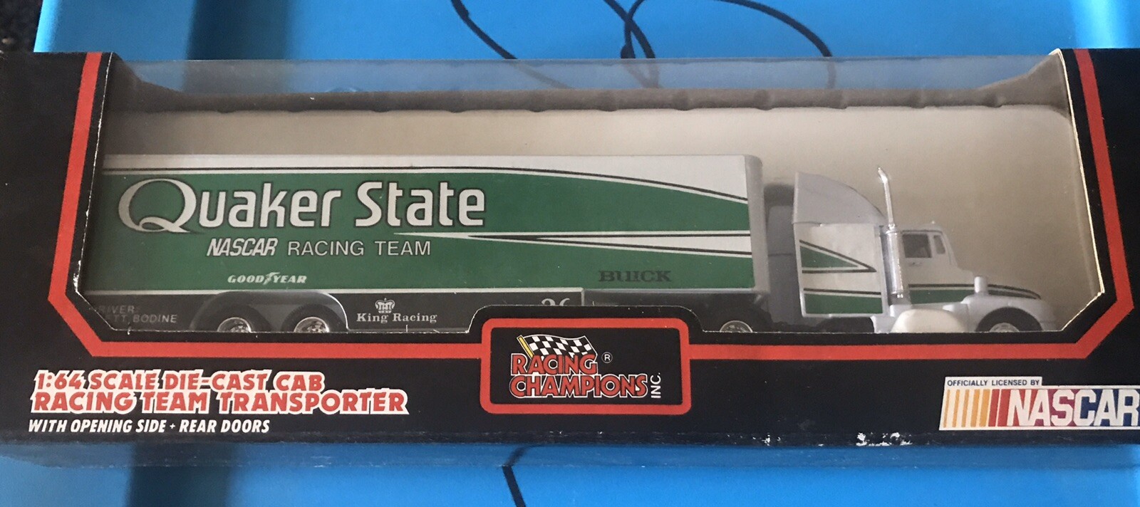 1991 QUAKER STATE #26 TEAM TRANSPORT 1:64 SCALE ALSO CAR # 26 BRETT ...