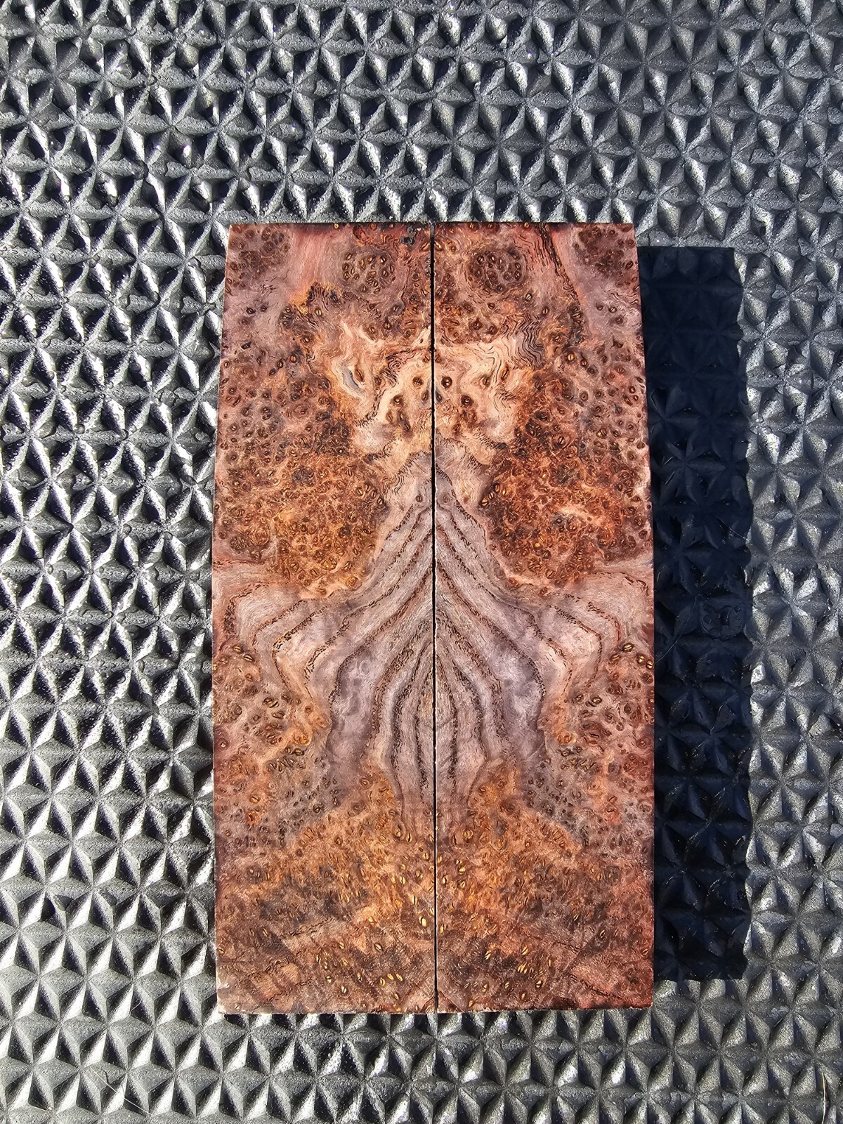 Double Dyed And Stabilized Black Ash Burl Scales | eBay