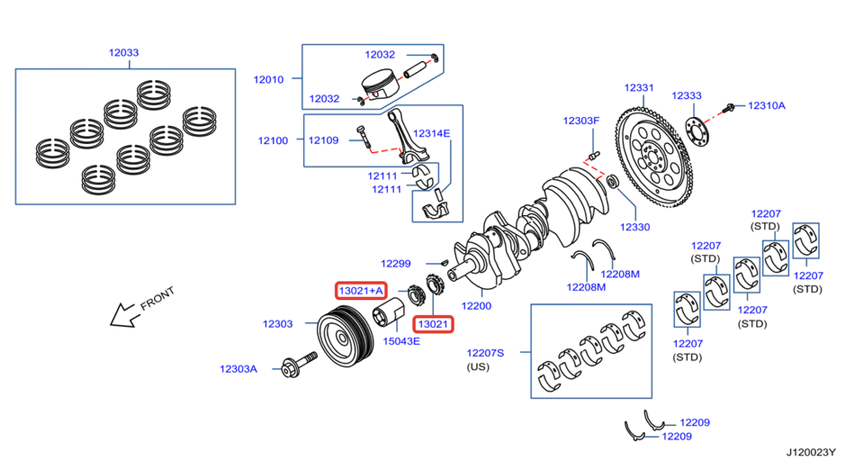 Genuine OEM Timing Chain Kit for Infiniti QX80 Q70 Nissan Armada Patrol ...