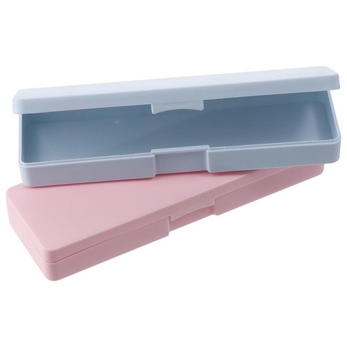 4Pcs PP Pen Bag Light blue Pen Box Creative Pencil Case Office | eBay