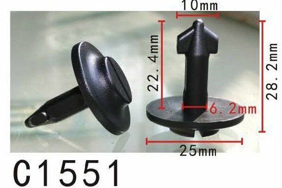 20pcs Fit VW Splash Shield Retainer with Nut 4A0805121A autobahn88 ...